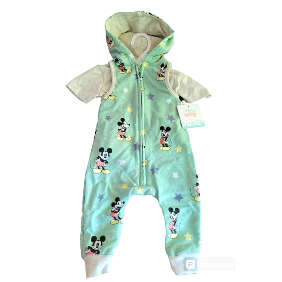 Disney | Matching Sets | Disney Baby Zip Jumper Tshirt | Poshmark